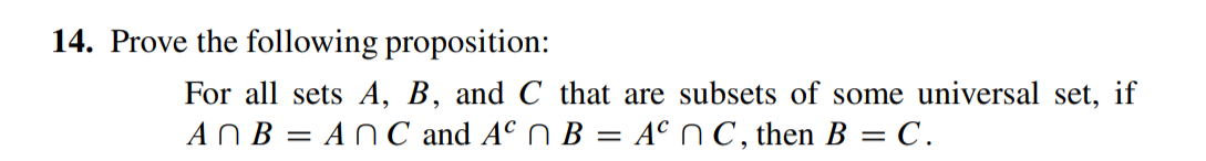 Solved 14. Prove the following proposition: For all sets A, | Chegg.com