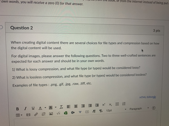 Solved Question 1 List And Briefly Explain The Three Primary Chegg