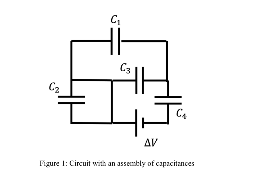 Solved Find the equivalent capacitance of the group of | Chegg.com