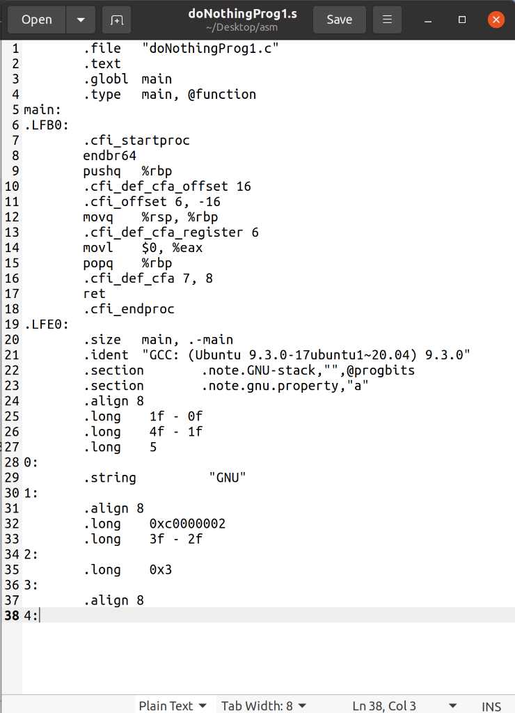 Solved 1. Please compare these two assembly text version. | Chegg.com