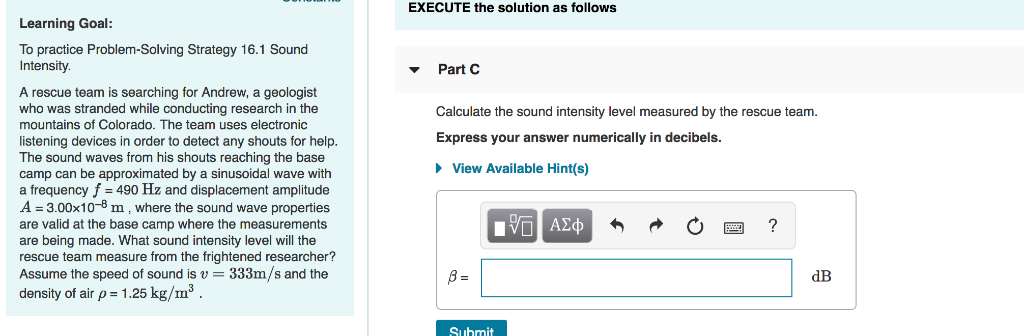 Solved EXECUTE the solution as follows Learning Goal To | Chegg.com