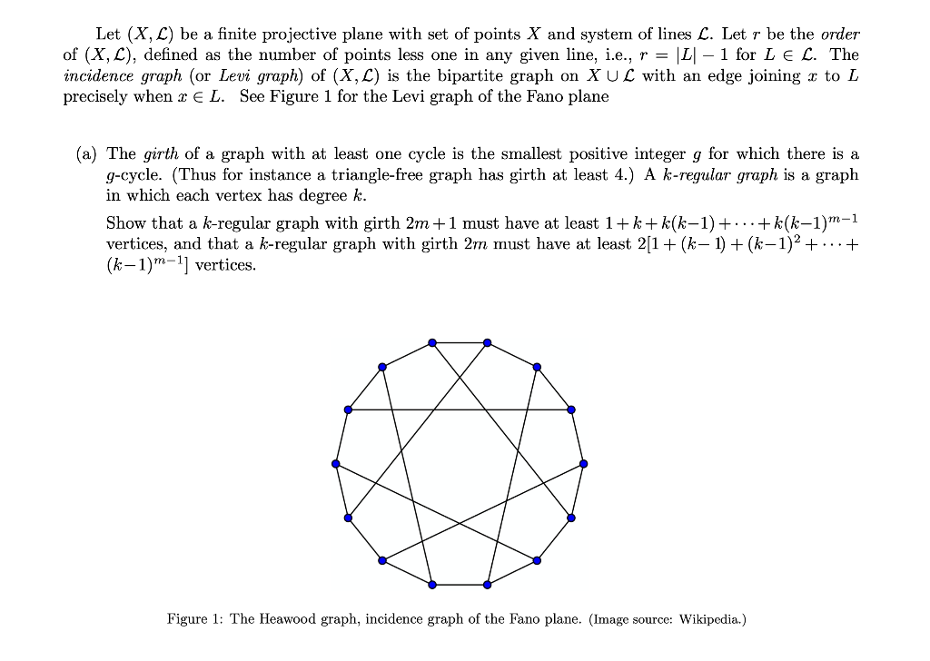 Let (X, L) be a finite projective plane with set of | Chegg.com