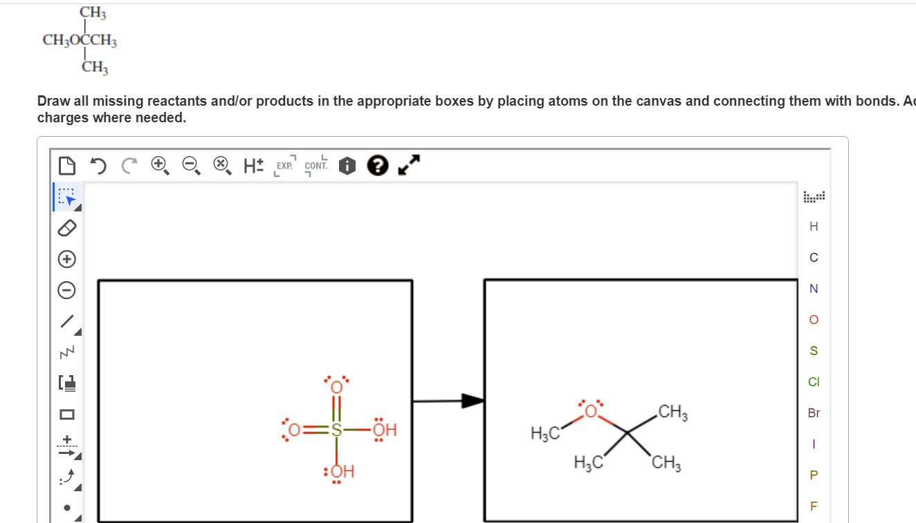 Solved Draw all missing reactants and/or products in the | Chegg.com