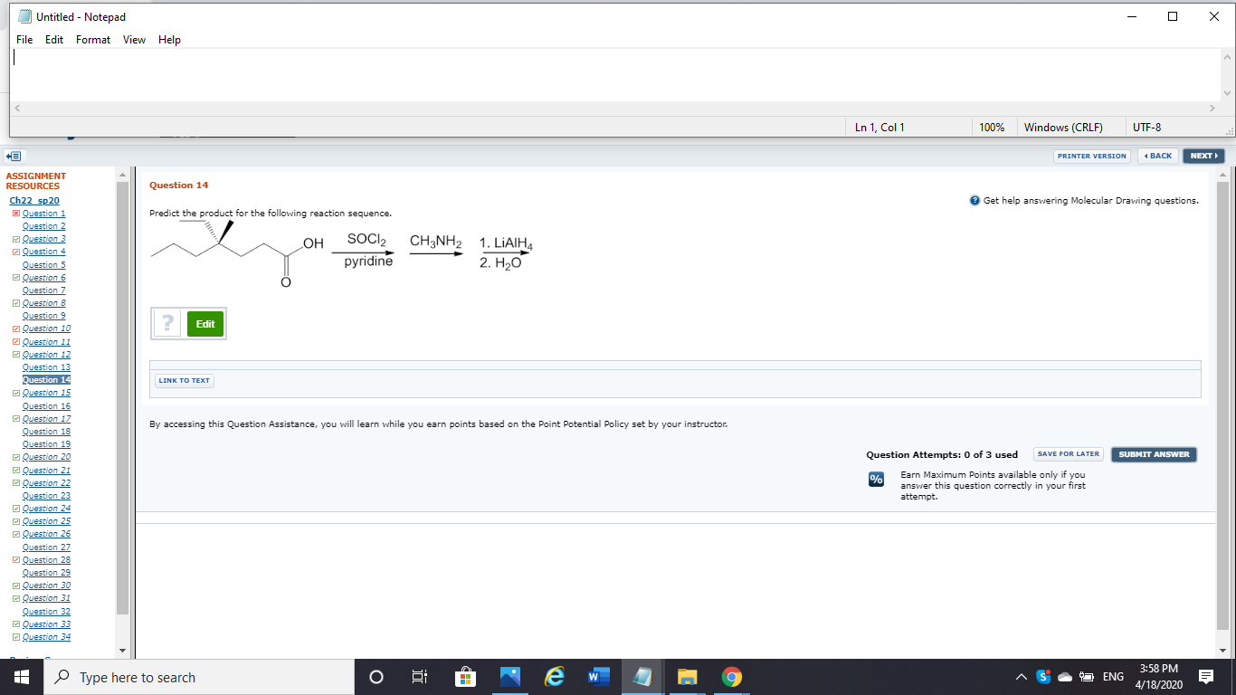 Solved Untitled - Notepad File Edit Format View - 0x Help In | Chegg.com
