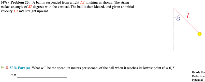 Solved 50% Part (b) What will be the maximum angle, in | Chegg.com