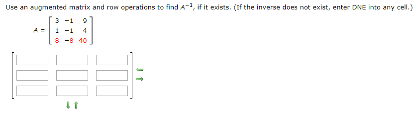 Solved Use an augmented matrix and row operations to find | Chegg.com