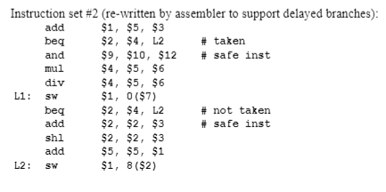 Solved xor SW or 8) Given basic MIPS five stage pipeline, | Chegg.com