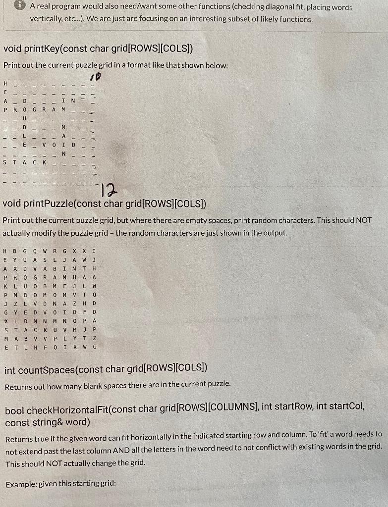 Solved A real program would also need/want some other | Chegg.com