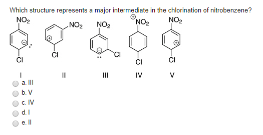 Solved Which structure represents a major intermediate in | Chegg.com