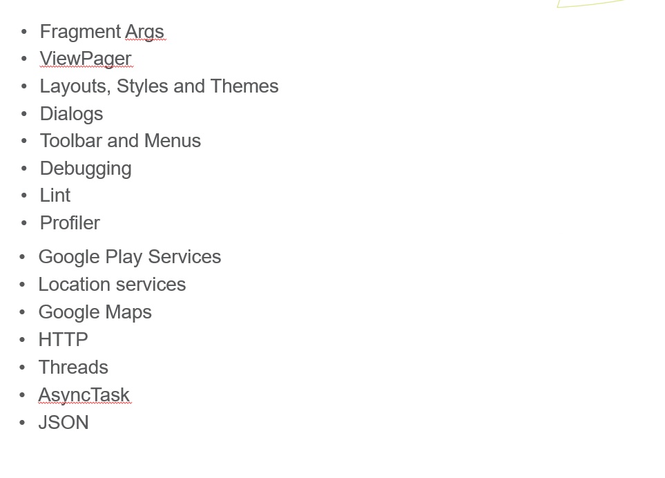 Solved . . . Fragment Args | ViewPager Layouts, Styles and | Chegg.com