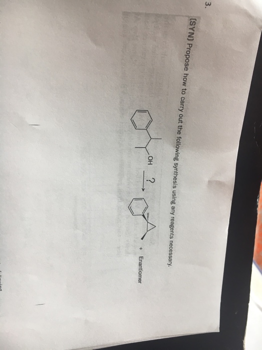 Solved 3. (SYN) Propose how to carry out the following | Chegg.com