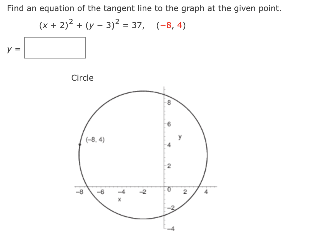 Solved Find an equation of the tangent line to the graph at | Chegg.com