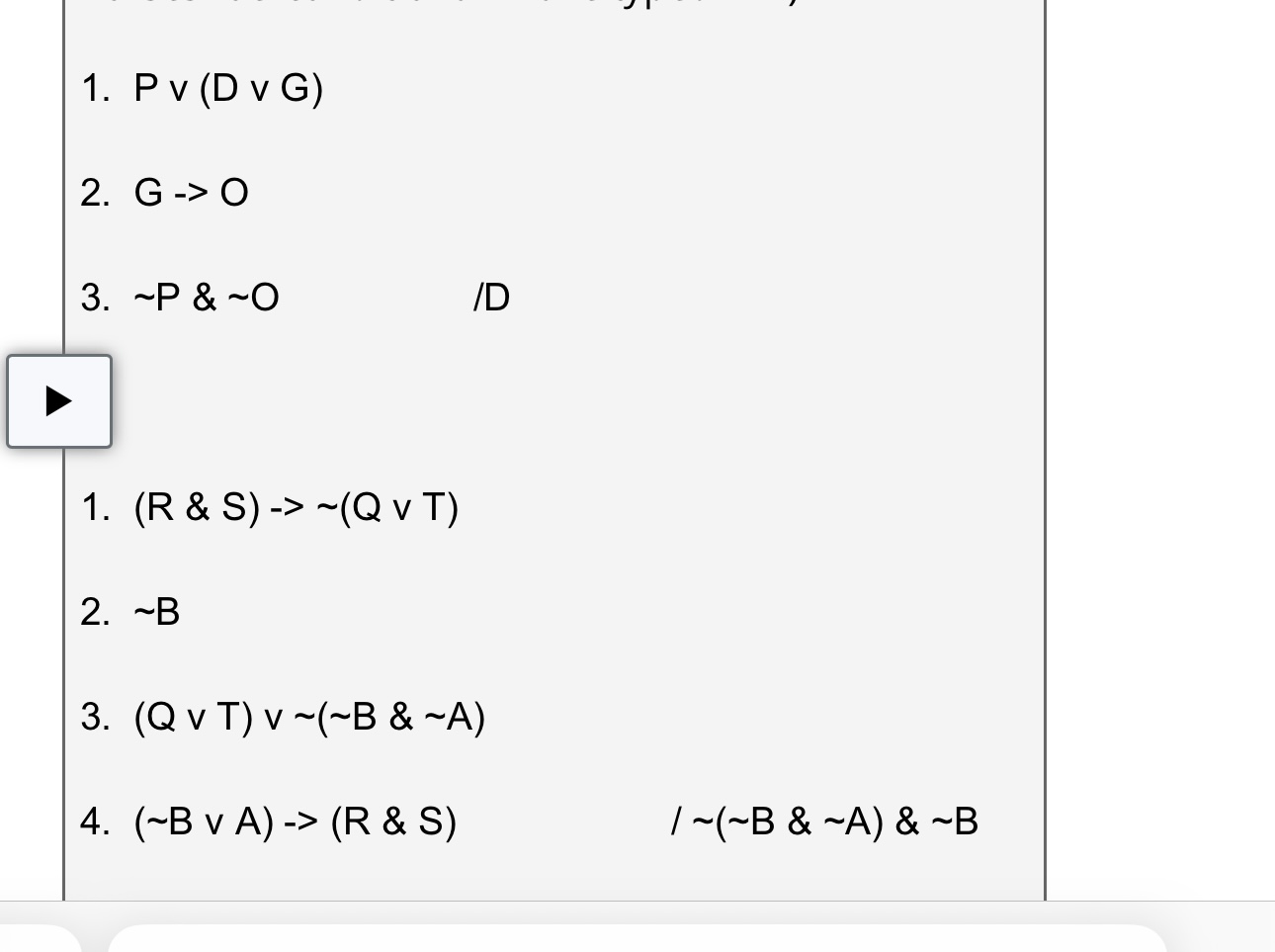 Solved Perform a proof of validity for the following two | Chegg.com