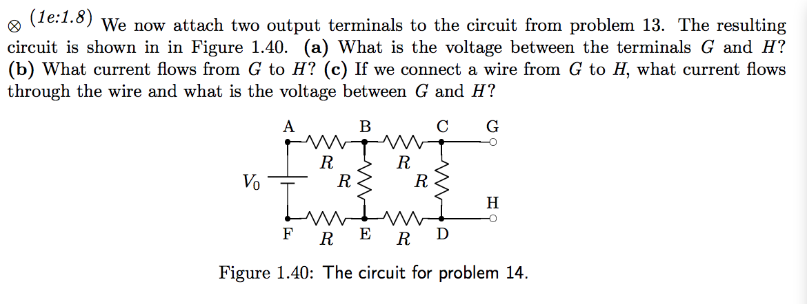 Solved We now attach two output terminals to the circuit | Chegg.com