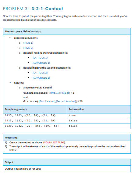 Solved PROBLEM 3: 3-2-1-Contact Now it's time to put all the | Chegg.com