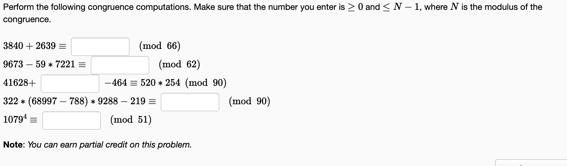 Solved Perform the following congruence computations. Make | Chegg.com