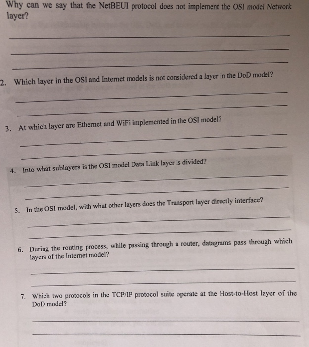Solved Why can we say that the NetBEUI protocol does not | Chegg.com