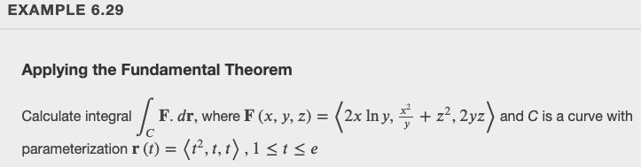 Solved Applying the Fundamental Theorem Calculate integral | Chegg.com