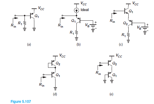 Solved 5.5. Determine the input impedance of the circuits | Chegg.com