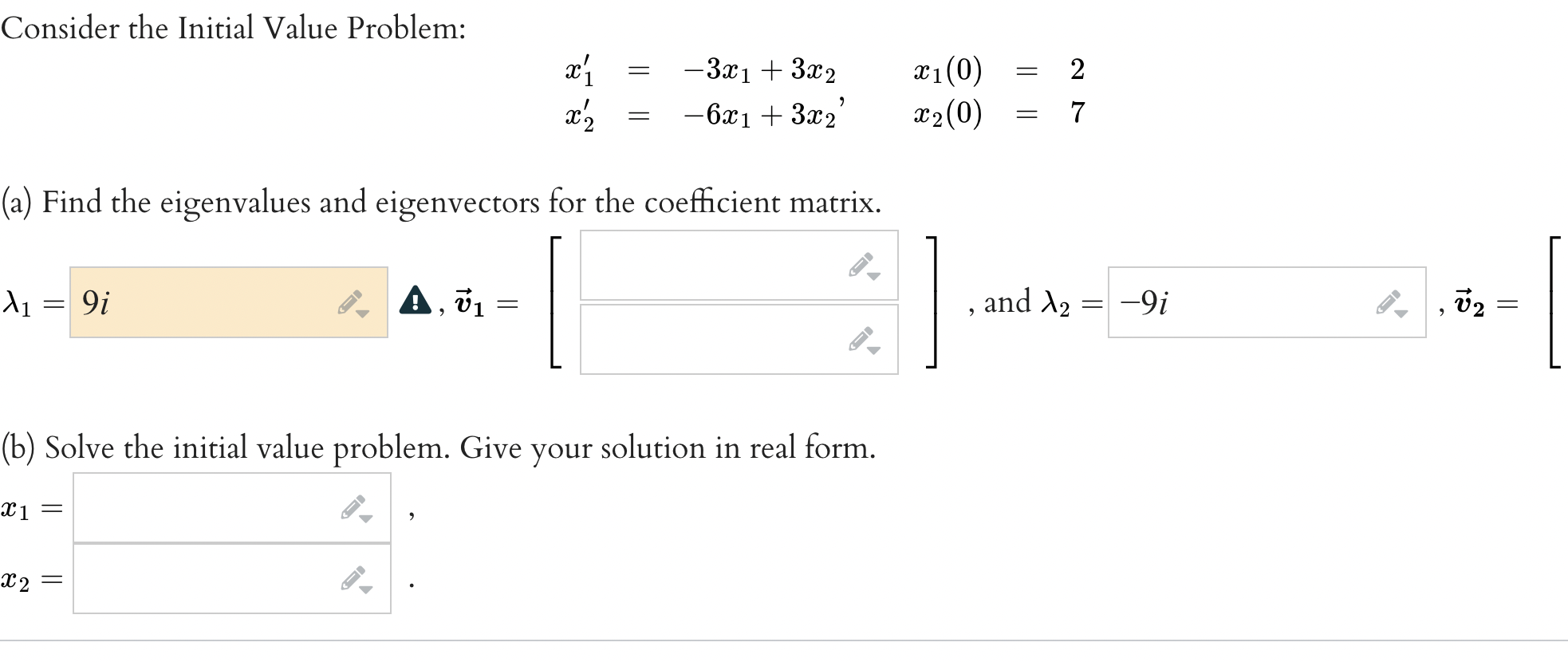 Solved Consider the Initial Value Problem: | Chegg.com
