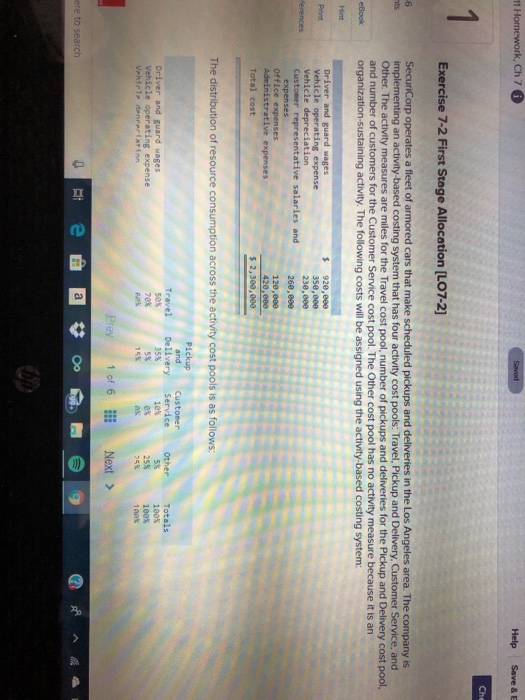 Solved Exercise 7-2 First Stage Allocation [LO7-2 in the Los | Chegg.com Solved Exercise 7-2 First Stage Allocation [LO7-2 in the Los | Chegg.com