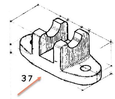 Solved Draw freehand sketche (front, top, right views) | Chegg.com