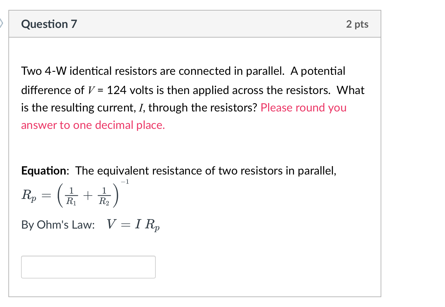 Solved Two 4-W identical resistors are connected in | Chegg.com