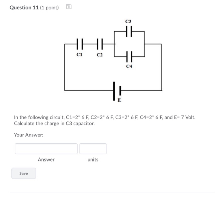 Solved Question 11 (1 point) C3 C1 C2 C4 In the following | Chegg.com