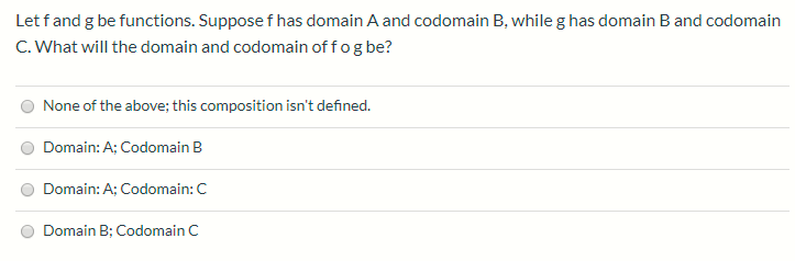 Solved Let fand gbe functions. Suppose f has domain A and | Chegg.com