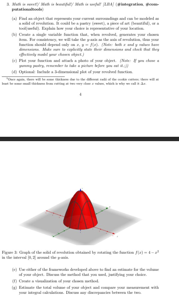 Solved 3. Math is sweet!/ Math is beautiful!) Math is | Chegg.com