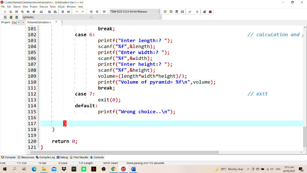 Solved * // calculation and CAUsers Randell Desktop | Chegg.com