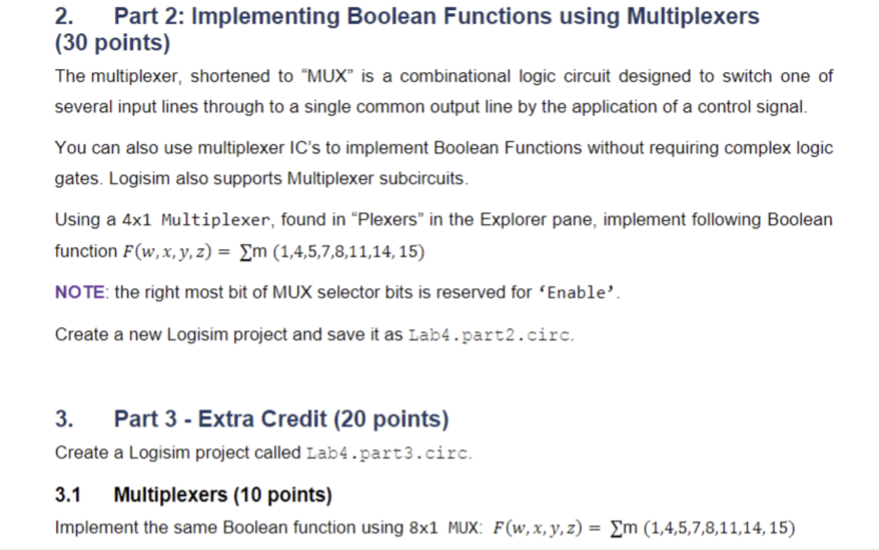 Solved Please draw or use logisim to help me with parts | Chegg.com
