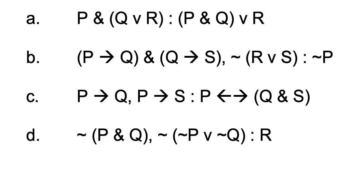 Solved Use truth trees to determine whether the following | Chegg.com
