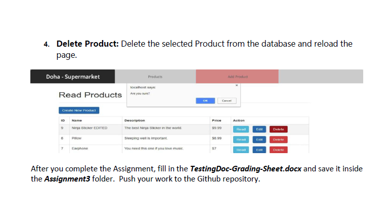 In this Assignment, you will build a supermarket | Chegg.com