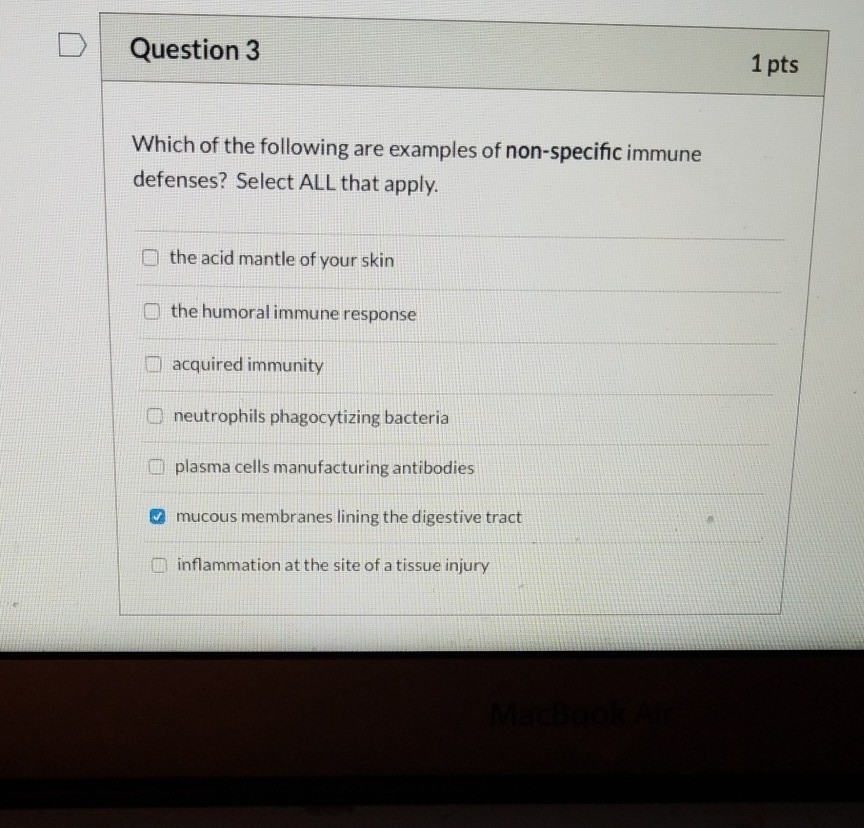 Solved Question 3 1 pts Which of the following are examples | Chegg.com
