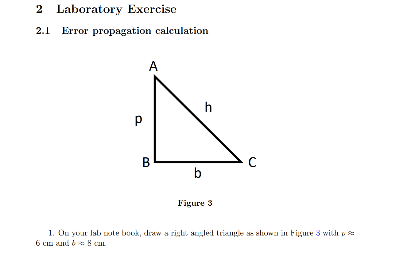 Solved 2 Laboratory Exercise 2.1 Error propagation | Chegg.com