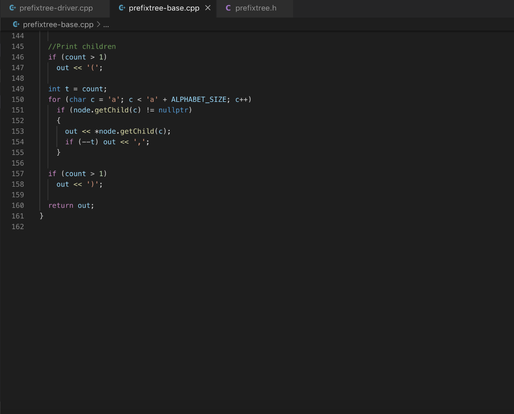 A prefix tree is a data structure that stores a | Chegg.com