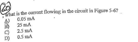Solved iguge s-020 What is the current flowing in the | Chegg.com