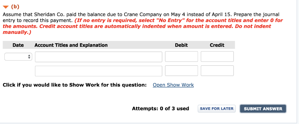 Solved Exercise 5-15 (Part Level Submission) This | Chegg.com