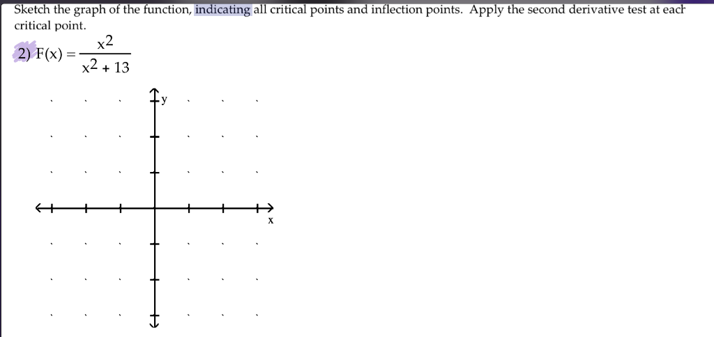 Solved F(x)=x2+13x2 | Chegg.com