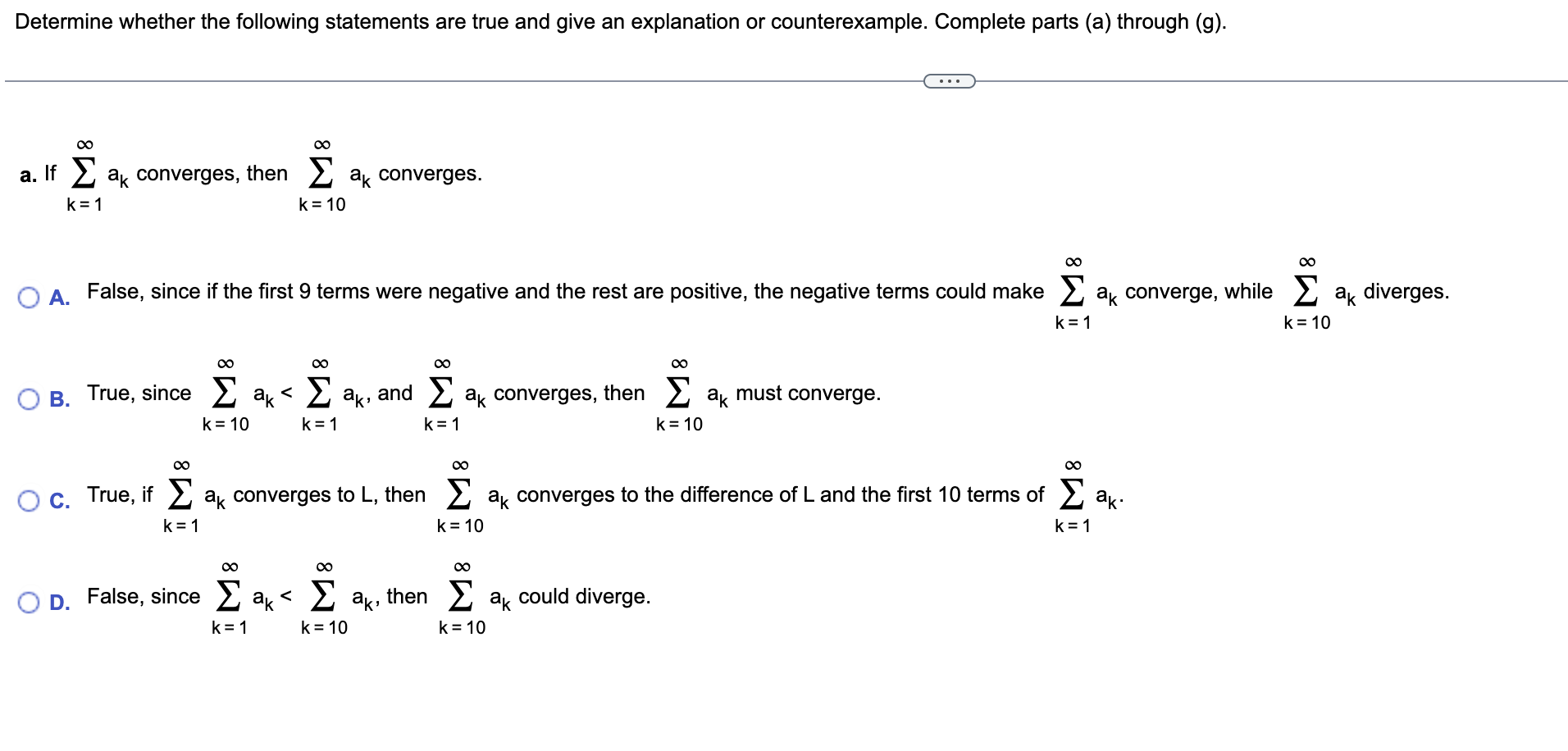 Solved For the following telescoping series, find a formula | Chegg.com