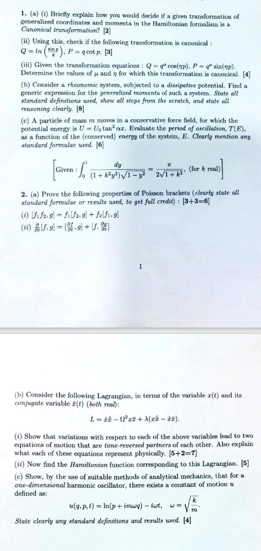 Solved Please solve all questions according to ﻿the marks | Chegg.com