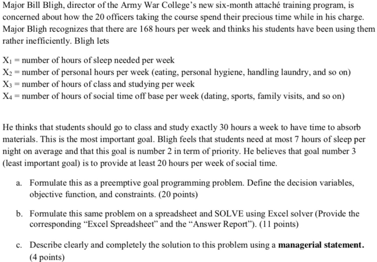 Solved Can you only do Part B and use excel and show the | Chegg.com