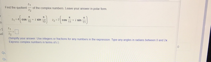Solved Plot The Complex Number And Find Its Absolute Value 2944