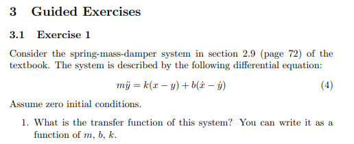 Solved 3 Guided Exercises 3.1 Exercise 1 Consider the | Chegg.com
