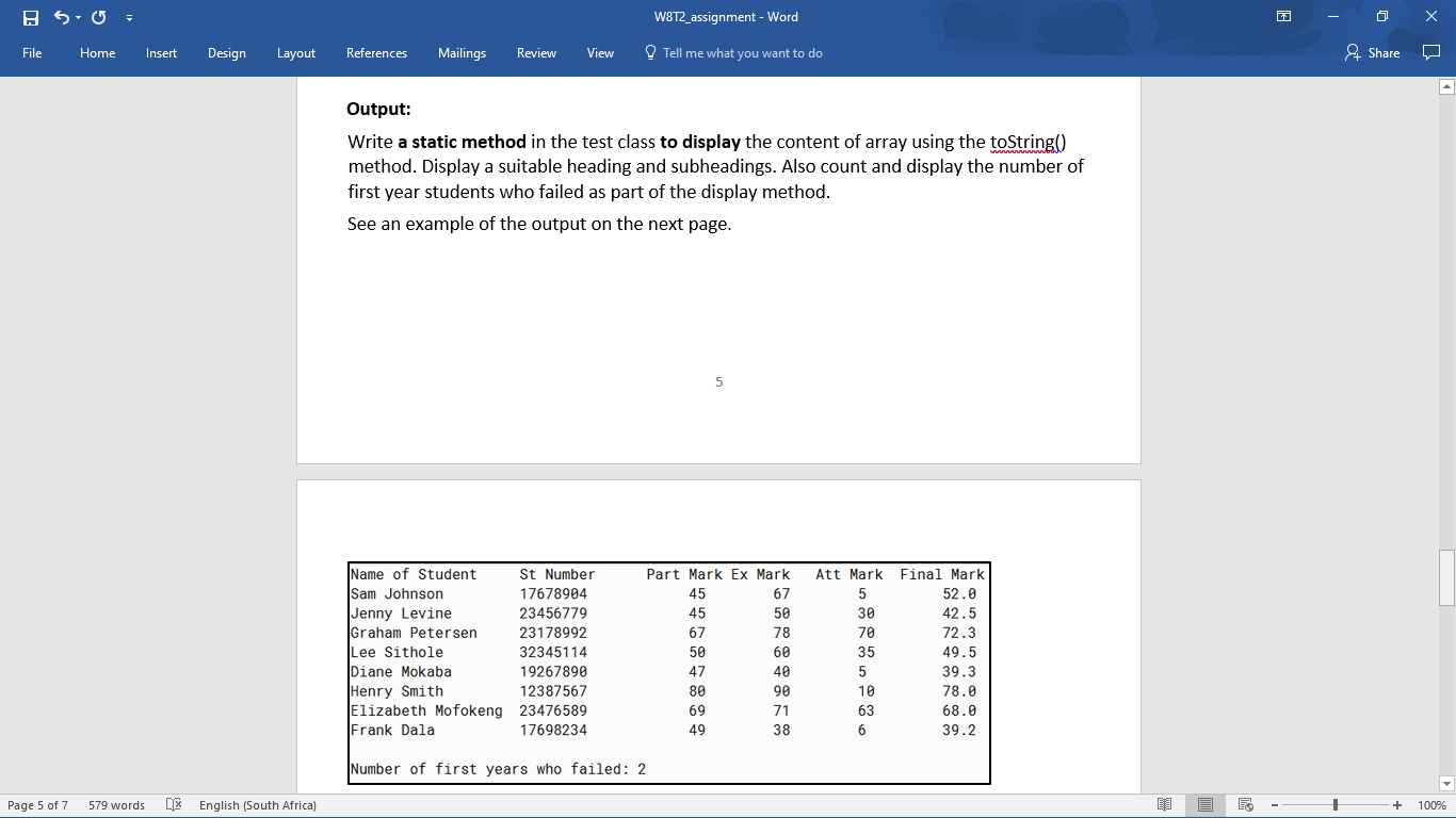 Solved So W8t2 Assignment Word Drawing Tools Picture Tools