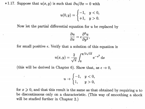 Solved *1.17. Suppose that u(,y) is such that du/dx = 0 with | Chegg.com