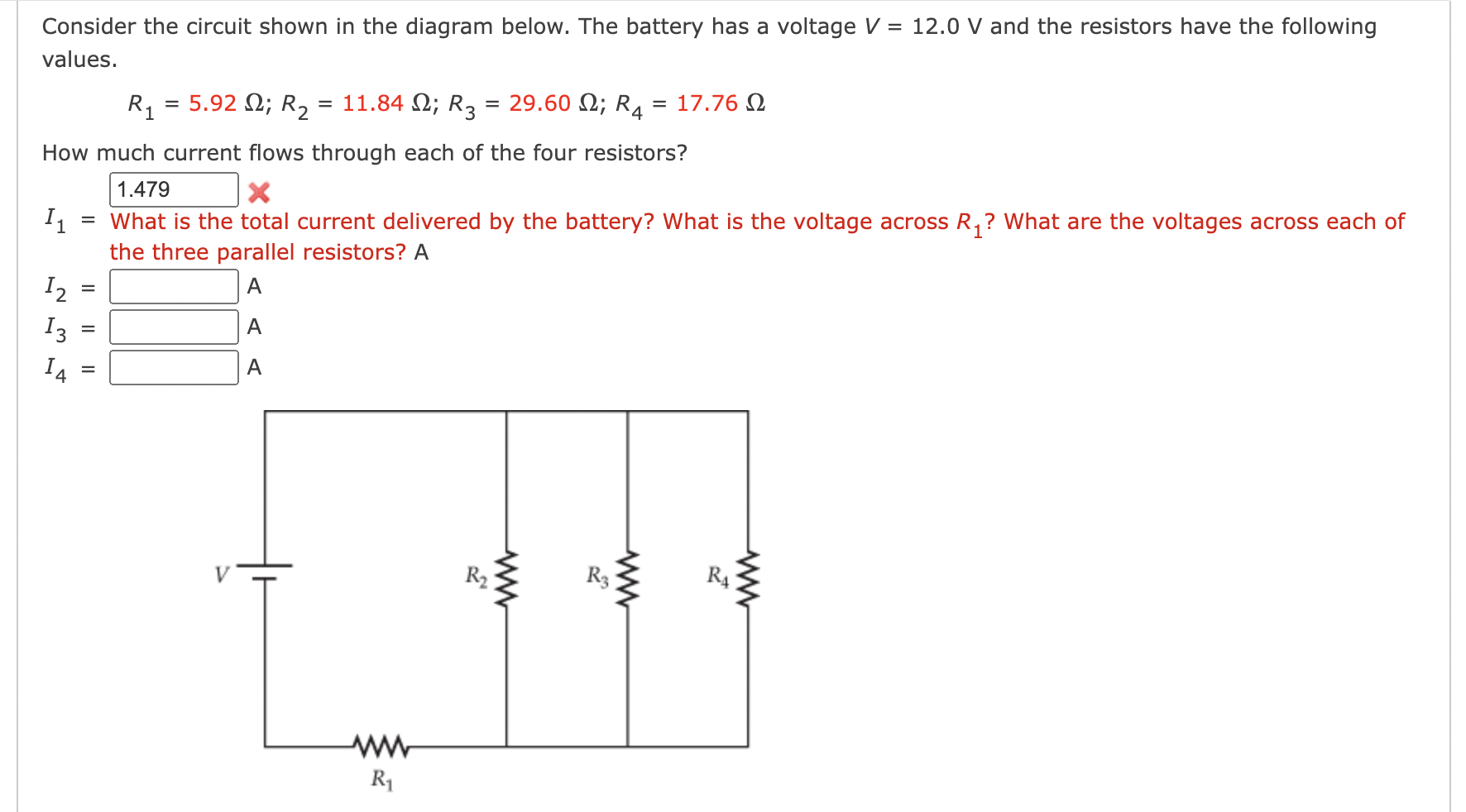 Solved Consider the circuit shown in the diagram below. The | Chegg.com