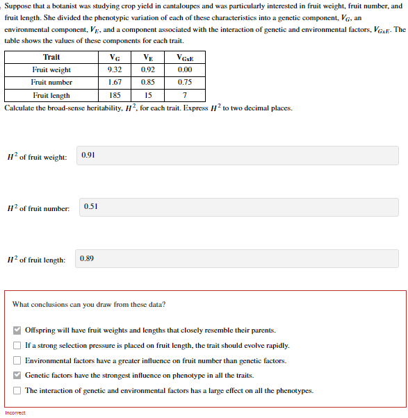 Solved Suppose that a botanist was studying crop yield in | Chegg.com