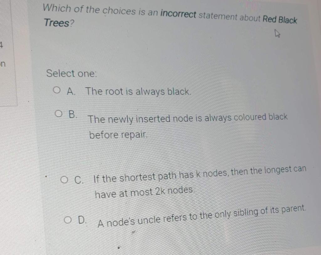 Solved Which of the choices is an in-place sort algorithm? | Chegg.com